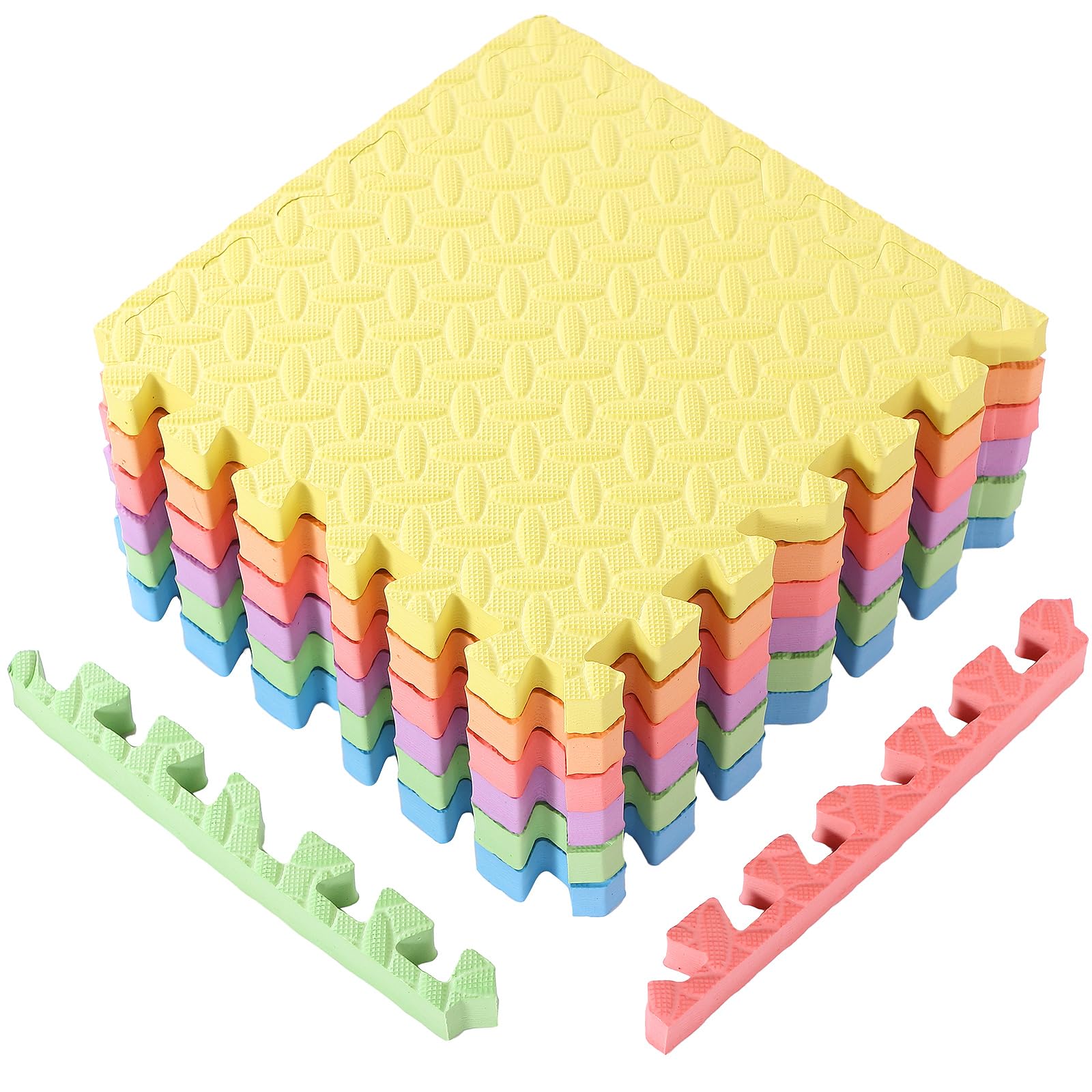 Amazon.com: Arrowbash 12 Tiles 12x12x1 Inch EVA Thick Interlocking Foam ...