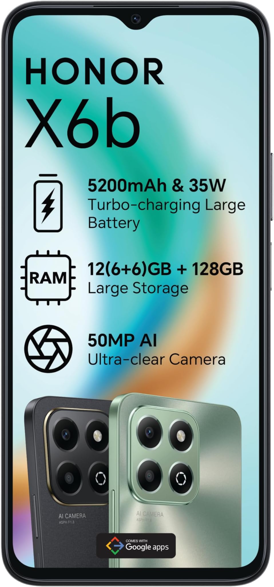 Honor X5 Plus 64GB Dual Sim Smartphone, Midnight Black : Amazon.co.za ...