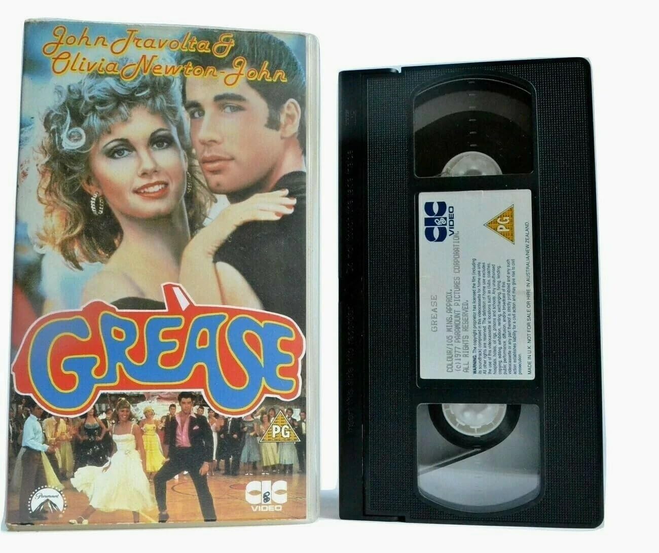 Grease [VHS] : John Travolta, Olivia Newton-John, Eve Arden, Stockard ...
