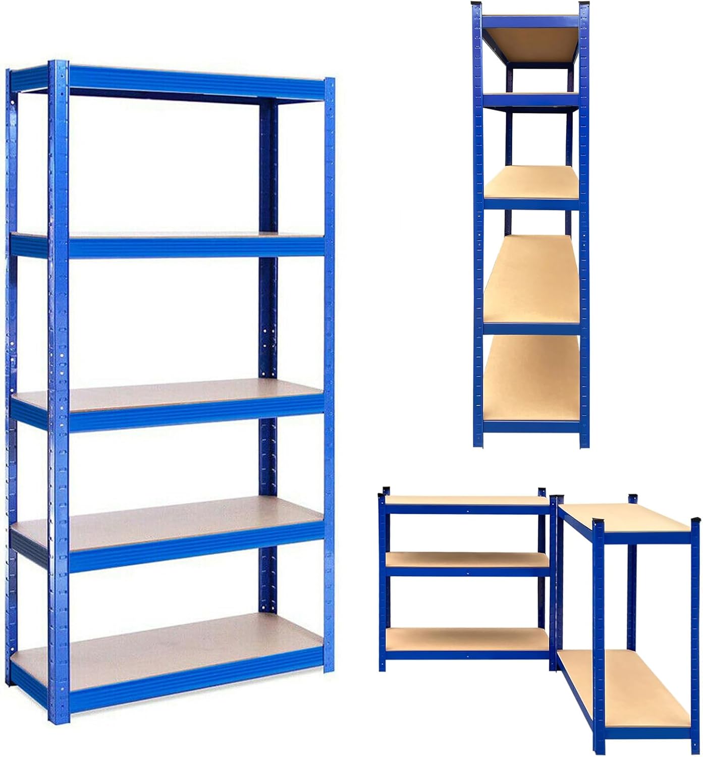 Amazon.com: Rigogo Metal Storage Shelving Unit, 5 Tier Garage Shelf ...