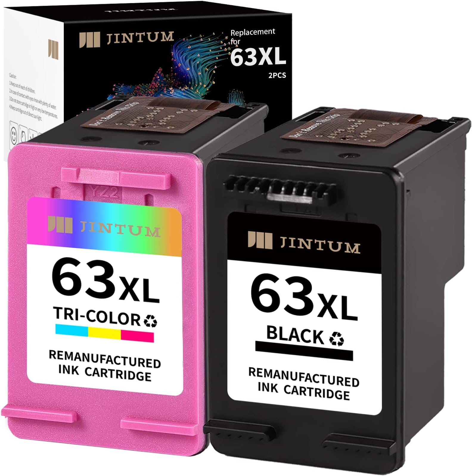 Amazon.com: JINTUM Remanufactured Ink Cartridge Replacement for HP Ink ...
