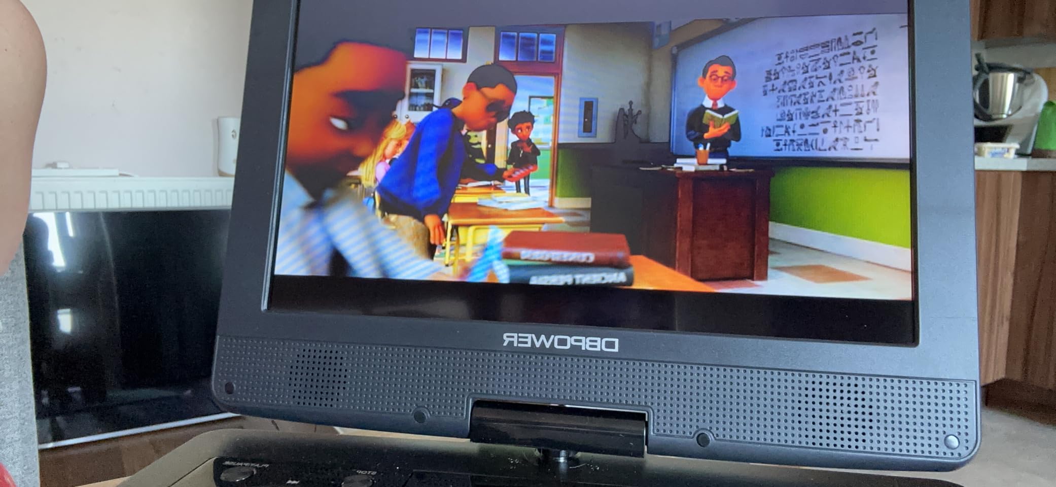 DBPOWER 12.5" Portable DVD Player with 10.5" Swivel Screen Car Built-in ...