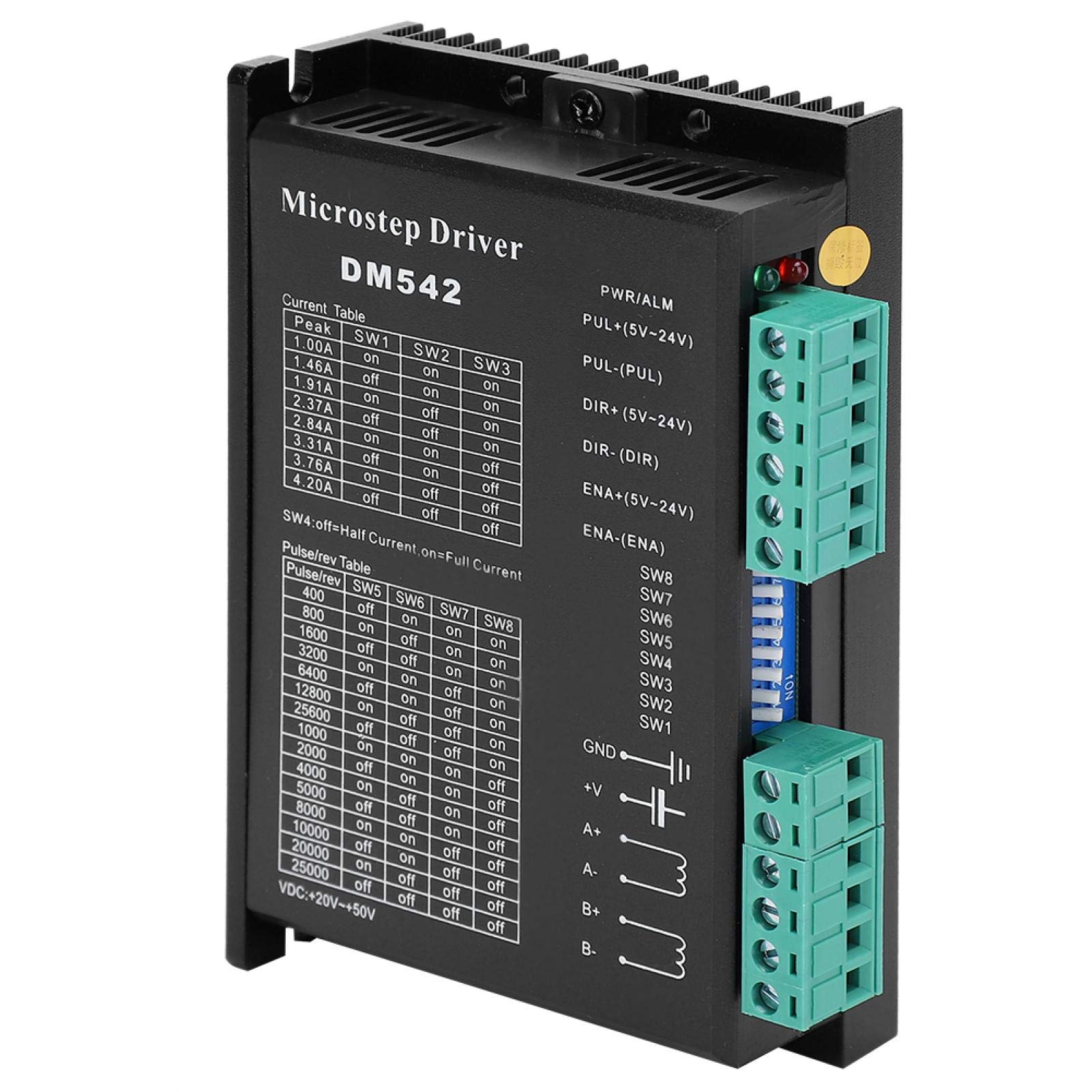 Microstep Driver Dm542 5 High Subdivision Stepper Motor Driver 2 ...