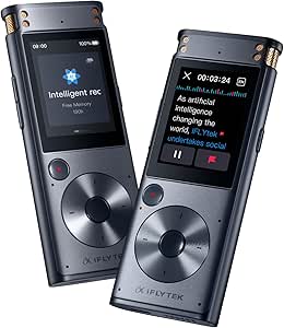 Amazon.com: iFLYTEK Offline Voice Recorder with Playback, Secure Digital Recorder with AI ...