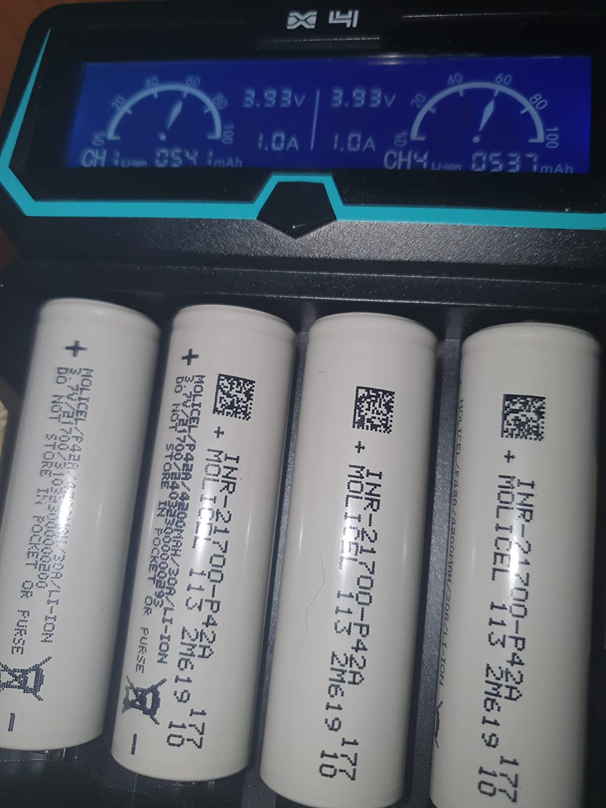 Molicel 21700 Rechargable P42A 4200mAh For E-Cigarette Vape Mods/Kits ...