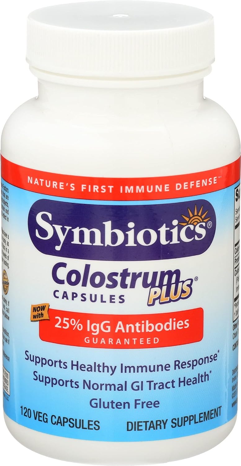 Amazon.com: Symbiotics, Colostrum Plus, 120 Count : Everything Else