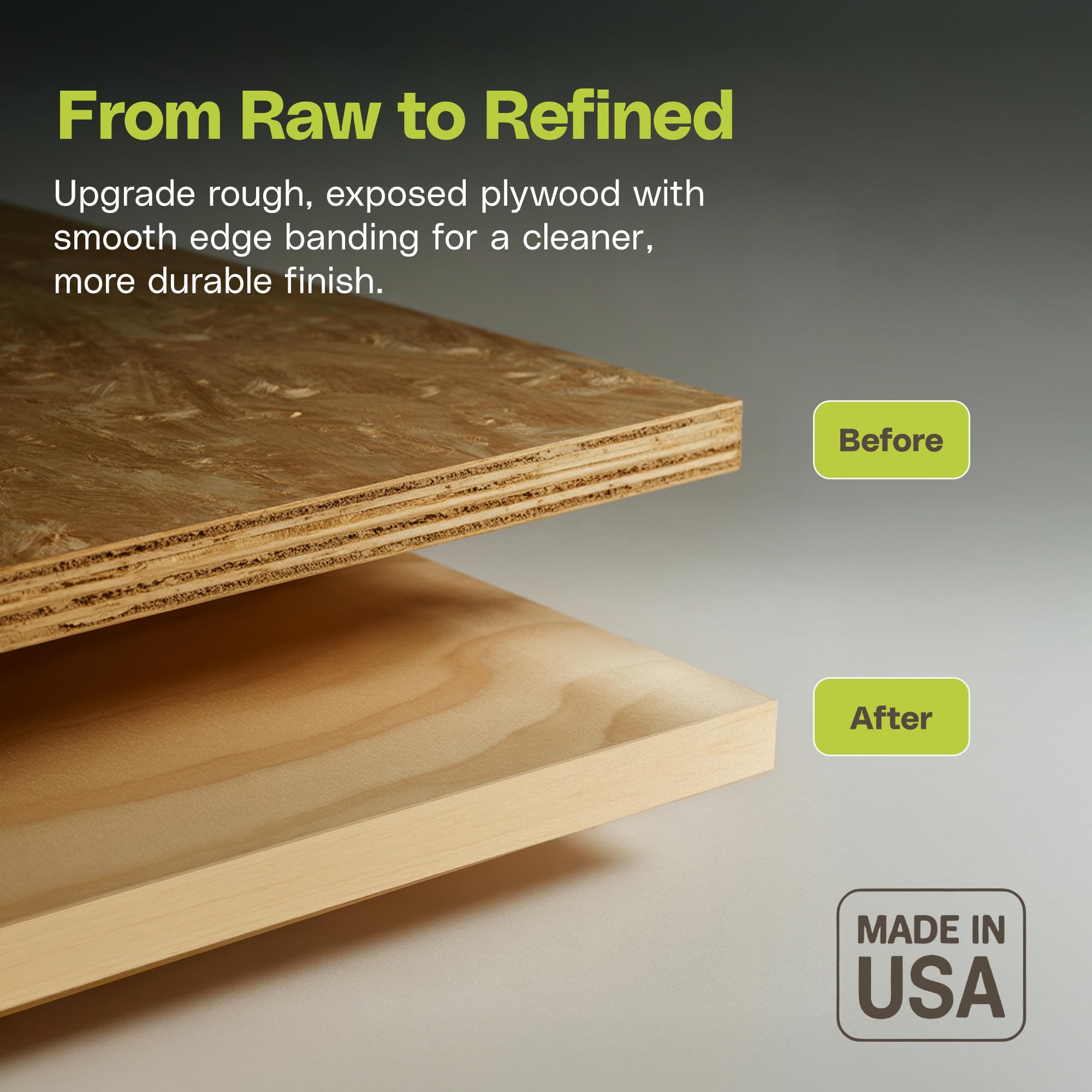 Snapklik.com : Maple 2” X 25 Roll Of Plywood Edge Banding Pre-glued ...