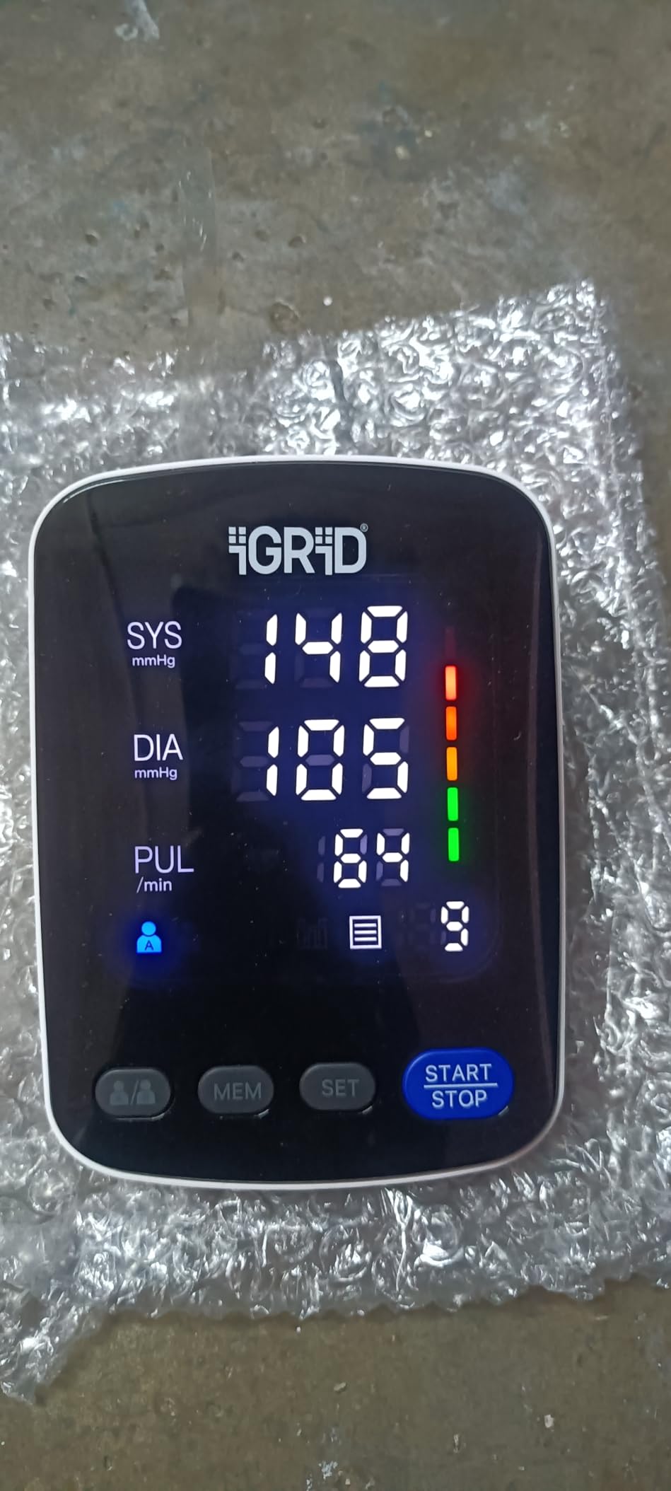 iGRiD Digital Blood Pressure Monitor with Intelligent Features ...