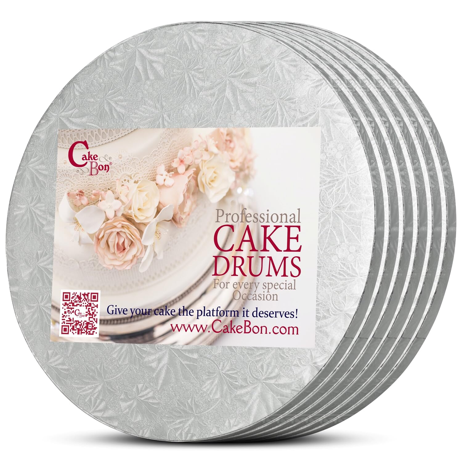 Snapklik.com : Cakebon Cake Drums Round 14 Inches