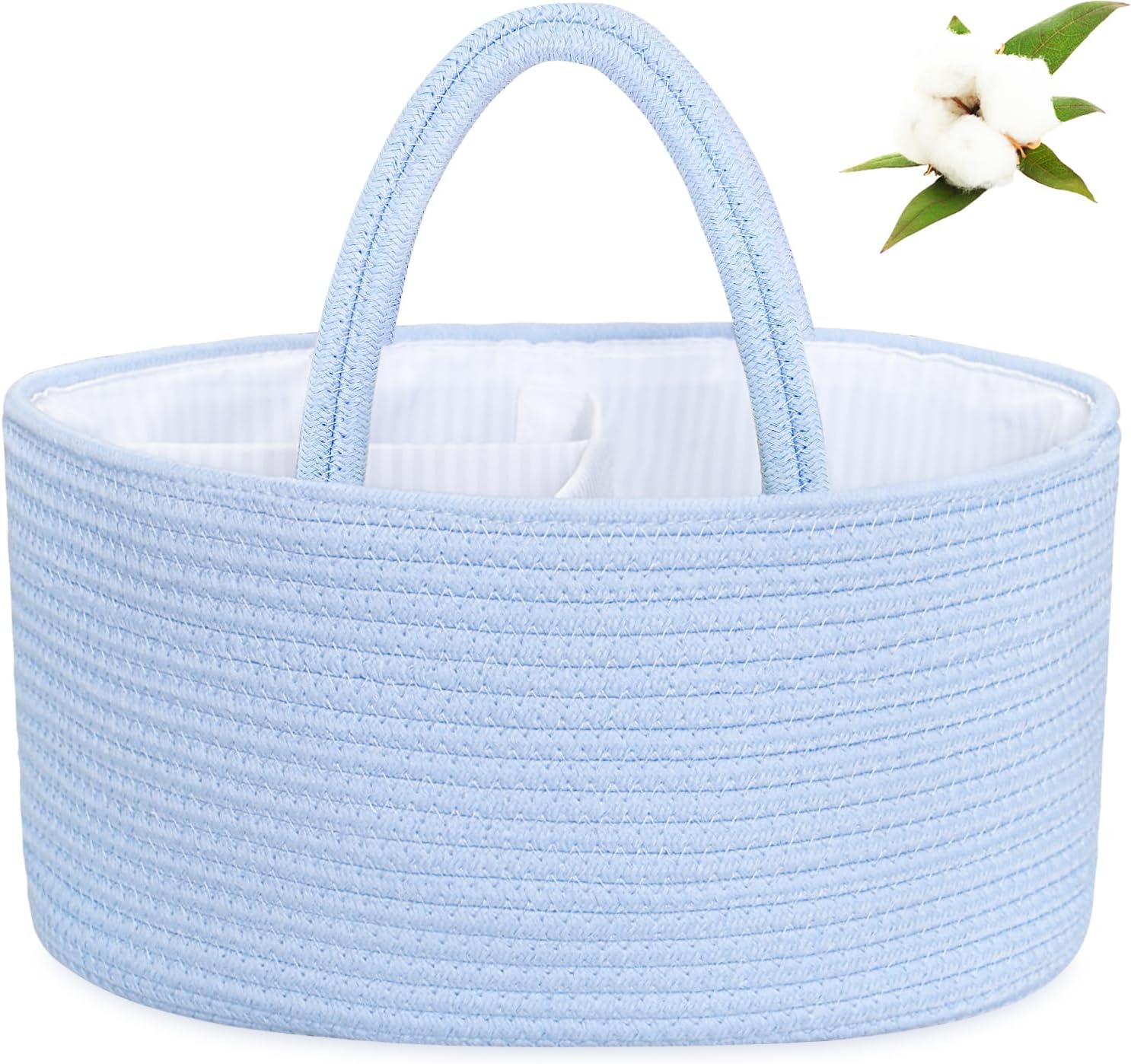 Amazon.com: ABenkle Baby Diaper Caddy, Nursery Storage Bin and Car ...