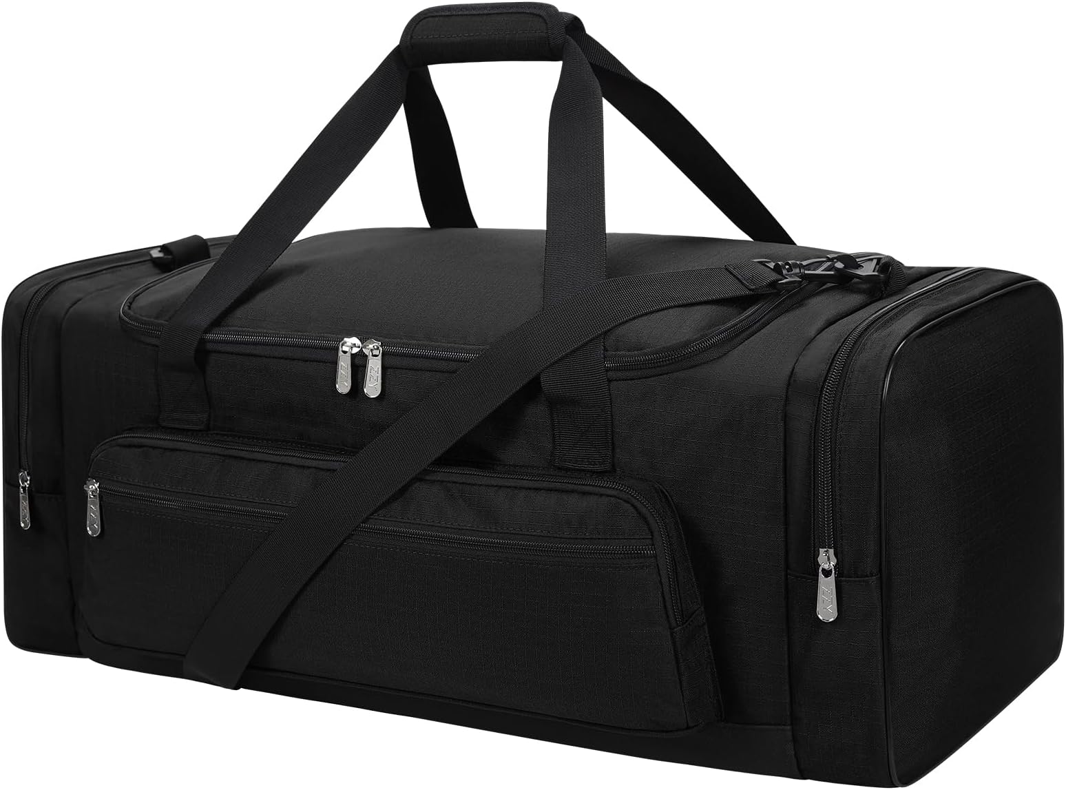 Amazon.com | Cambond 60L Large Duffle Bag for Travel Black Bundle with ...