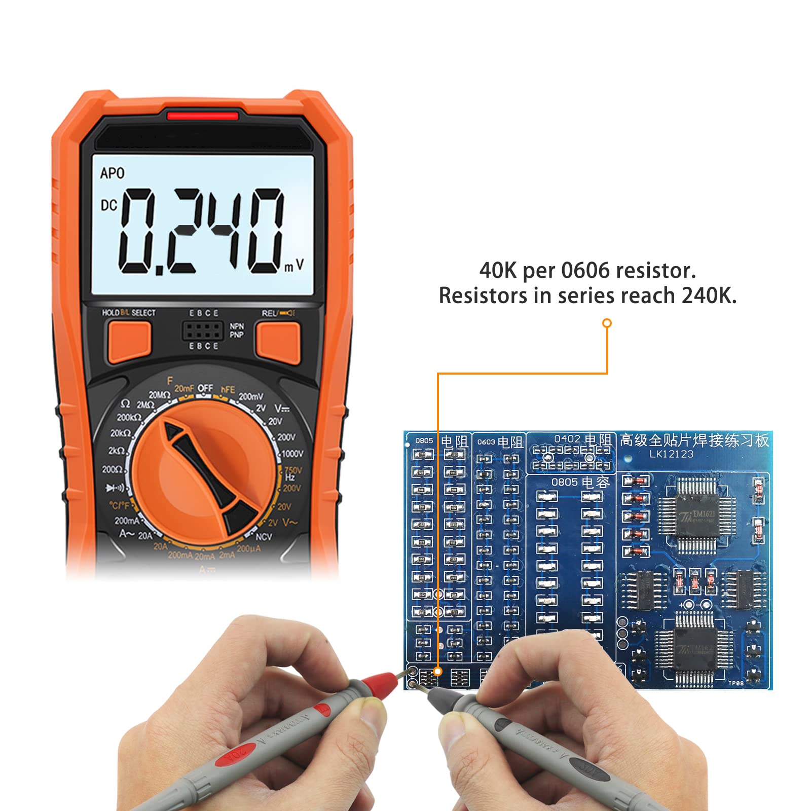 Snapklik.com : Yidab Soldering Practice Kit DIY Blue PCB 0606 Series ...