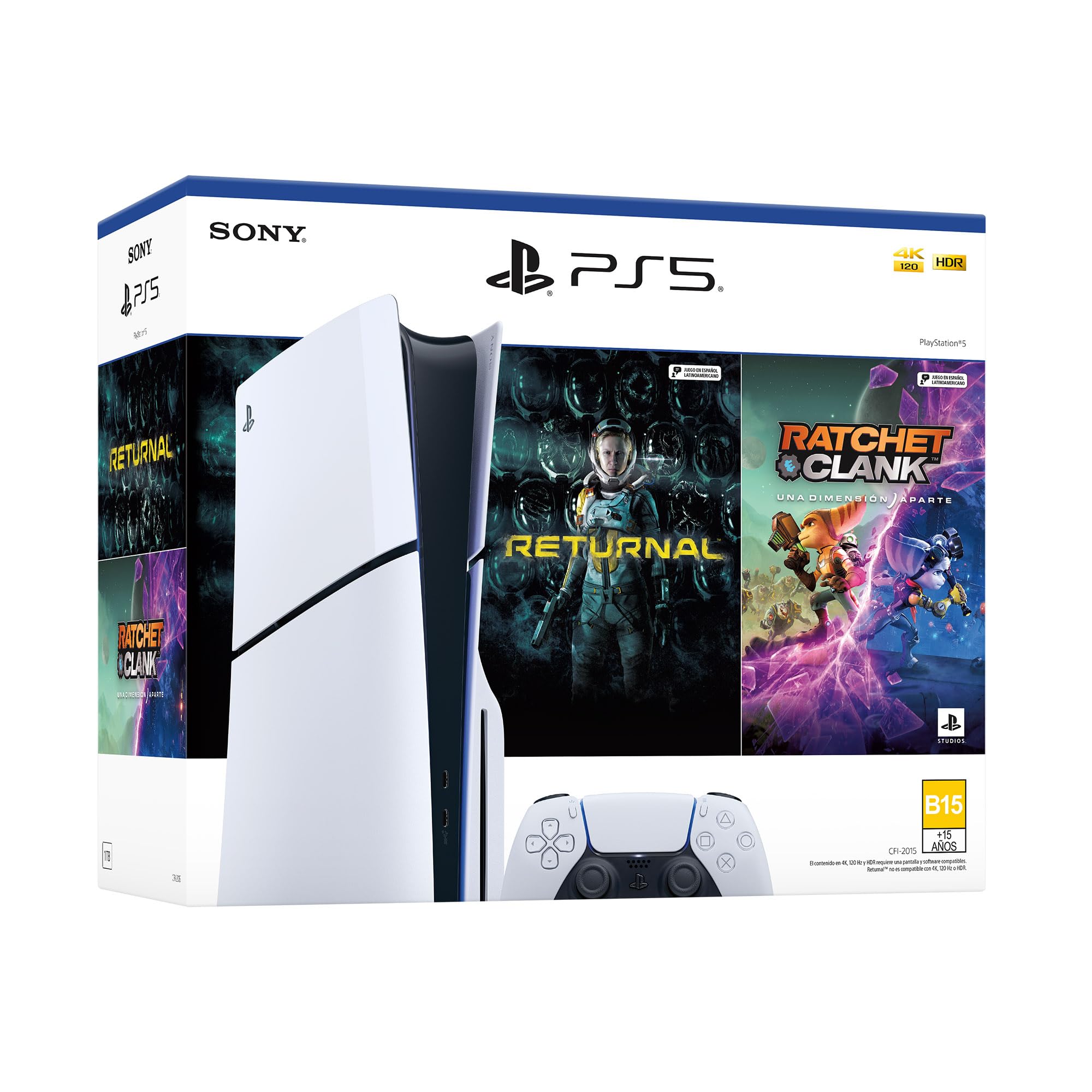 PlayStation®5 (Modelo Slim) - Pack con 2 Juegos - Standard : Amazon.com ...