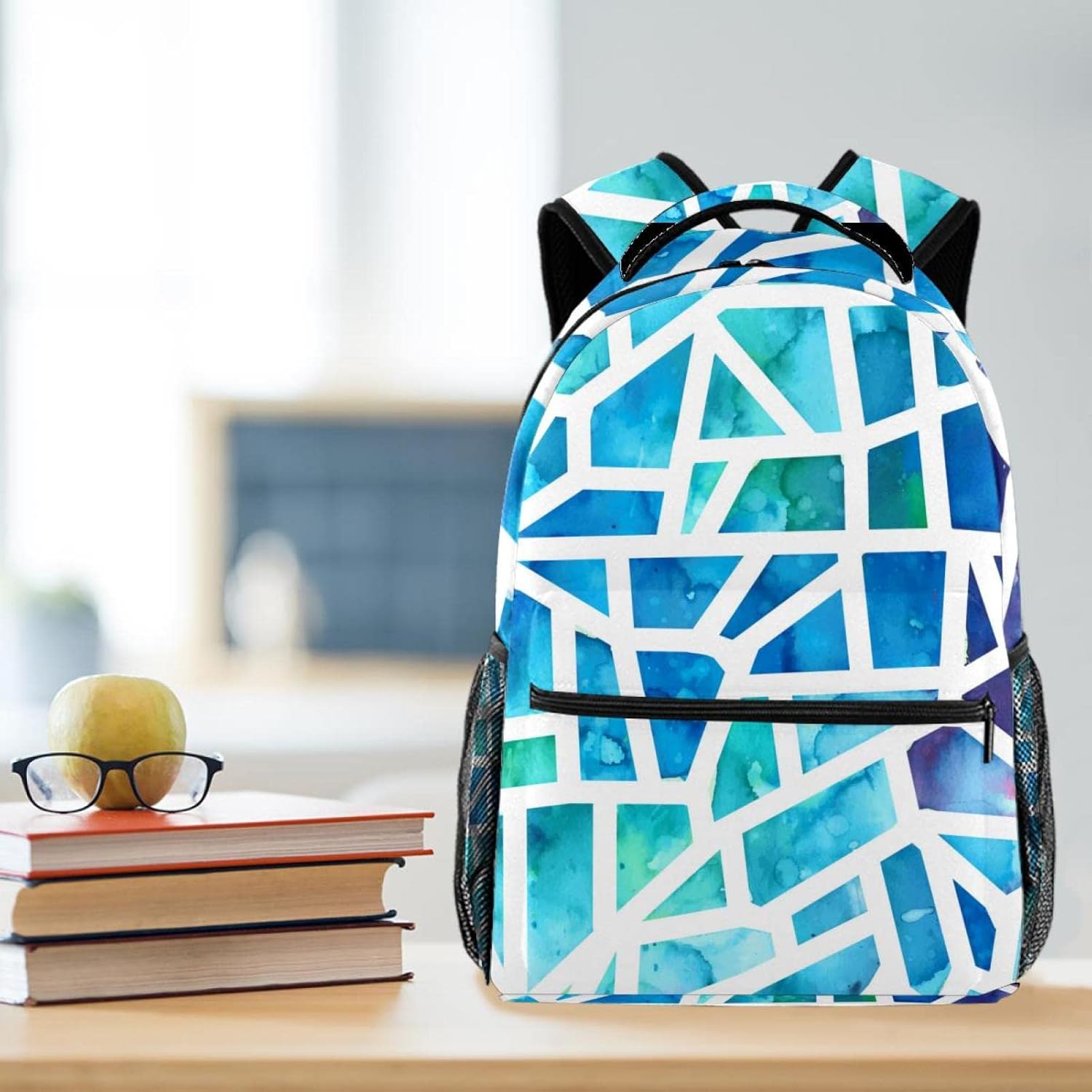 Backpack Lightweight Daypack Backpack for Shool Triangle Mosaico ...