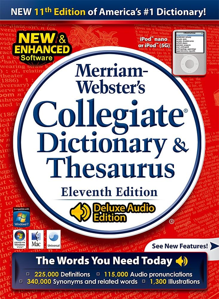 Amazon.com: Merriam Webster's Collegiate Dictionary & Thesaurus ...