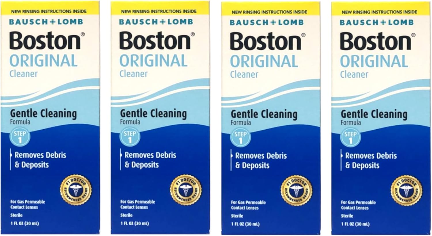 Amazon.com: Bausch and Lomb Boston Original Cleaner for Hard Rigid Gas ...