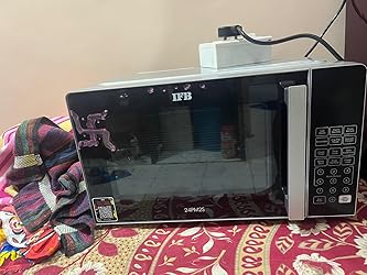 IFB 24 L Solo Microwave Oven (24PM2S, Stainless Steel Cavity with 69 Indian and Continental Auto ...