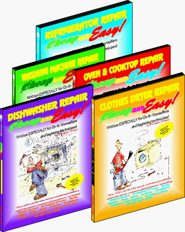 Cheap and Easy! Appliance Repair (5-Book Set: Washing Machines, Dryers ...