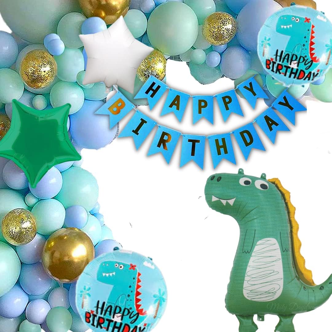 House of Banter Dinosaur Theme Birthday Decoration Pack for Kids Party ...