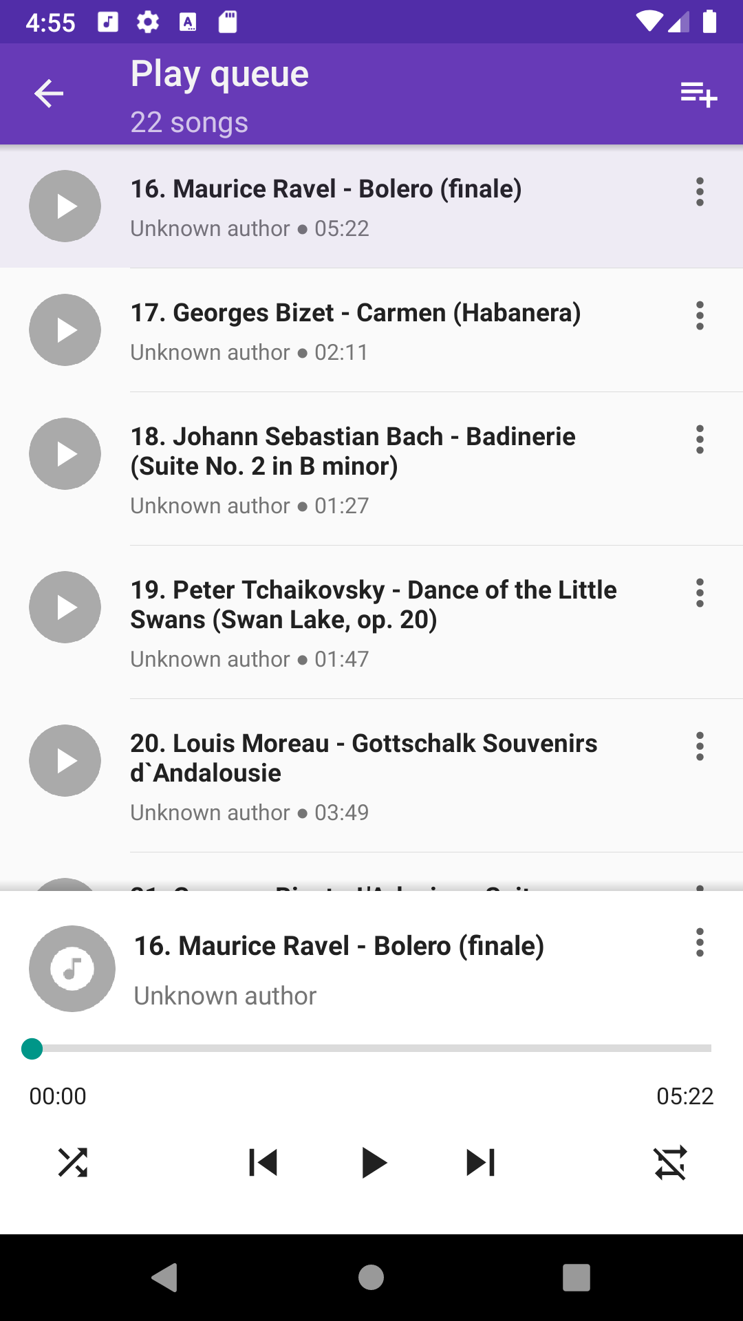 Simple music player - App on Amazon Appstore