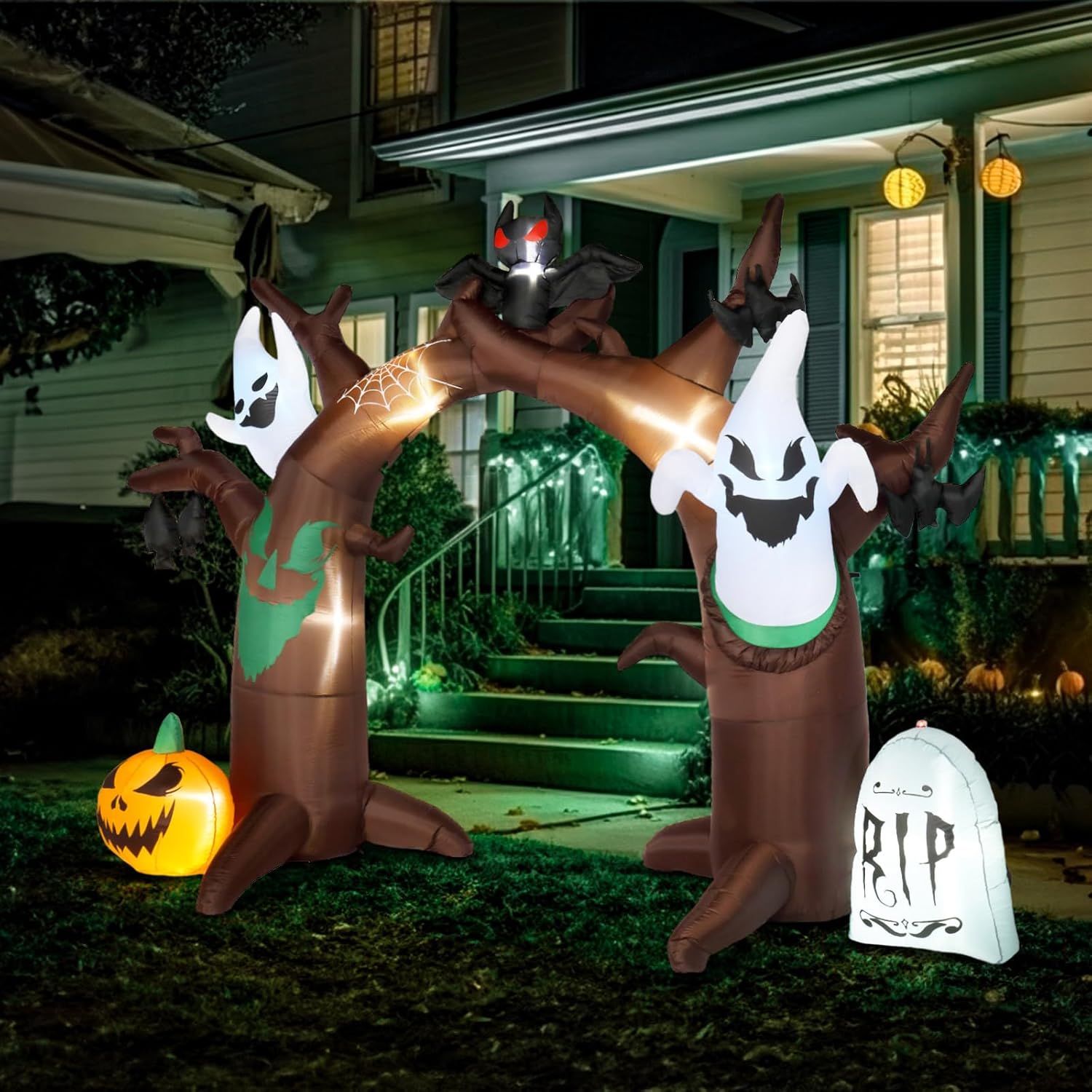 Amazon.com: 10 FT Height Halloween Inflatables Outdoor Decorations-Blow ...