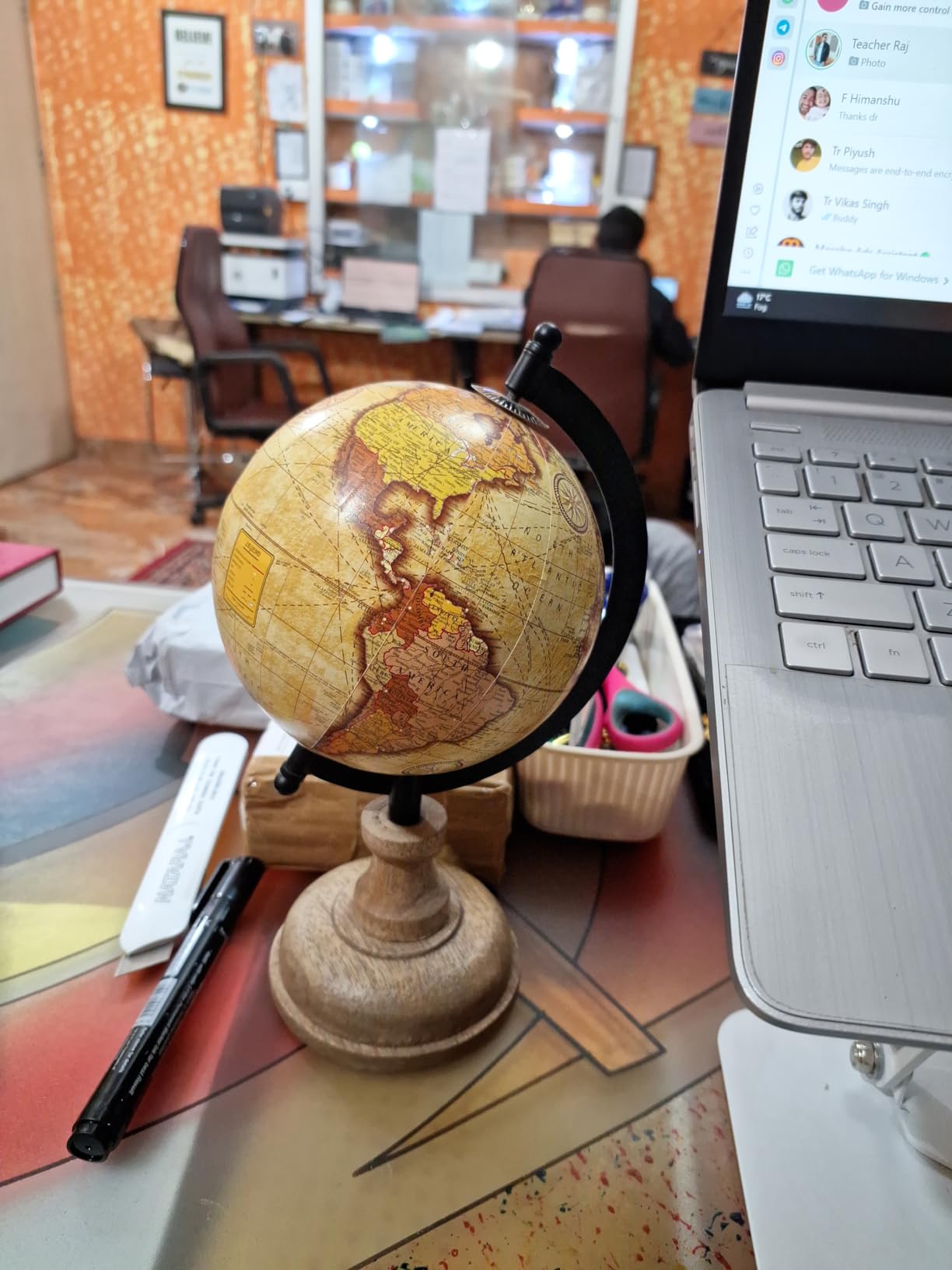 Buy GLOBE DADDY Home Décorative Educational Multicolour Globe with ...
