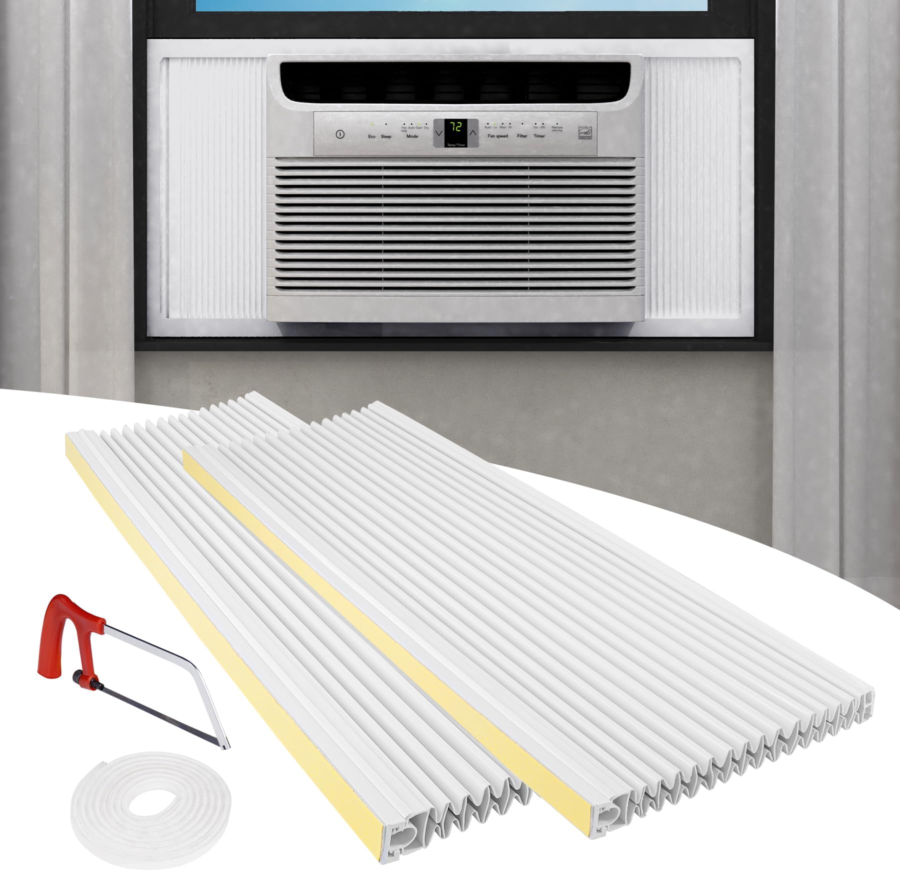 Amazon.com: Memrita Window AC Side Panels for Window AC Units,Fits Up ...