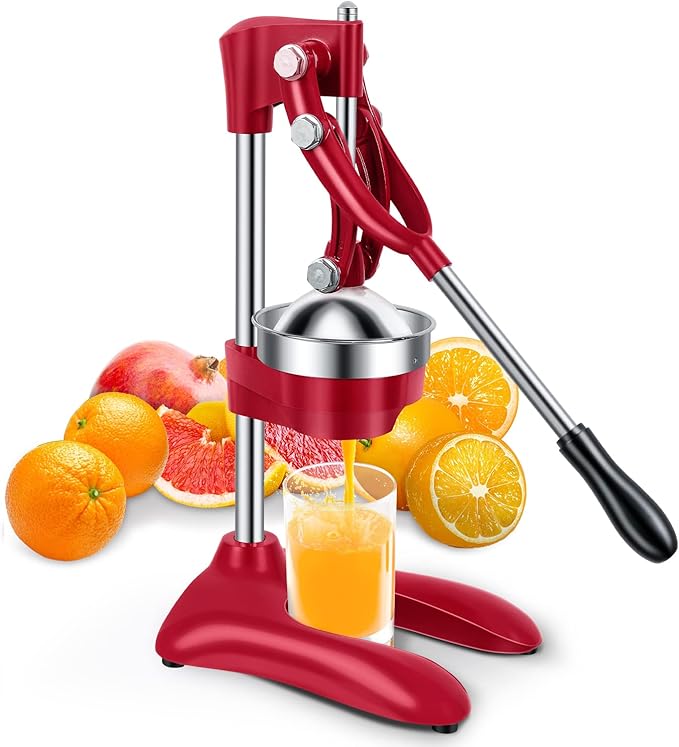 Amazon.com: TONGCHANT Extra Tall Cast Aluminum Orange Juice Squeezer ...