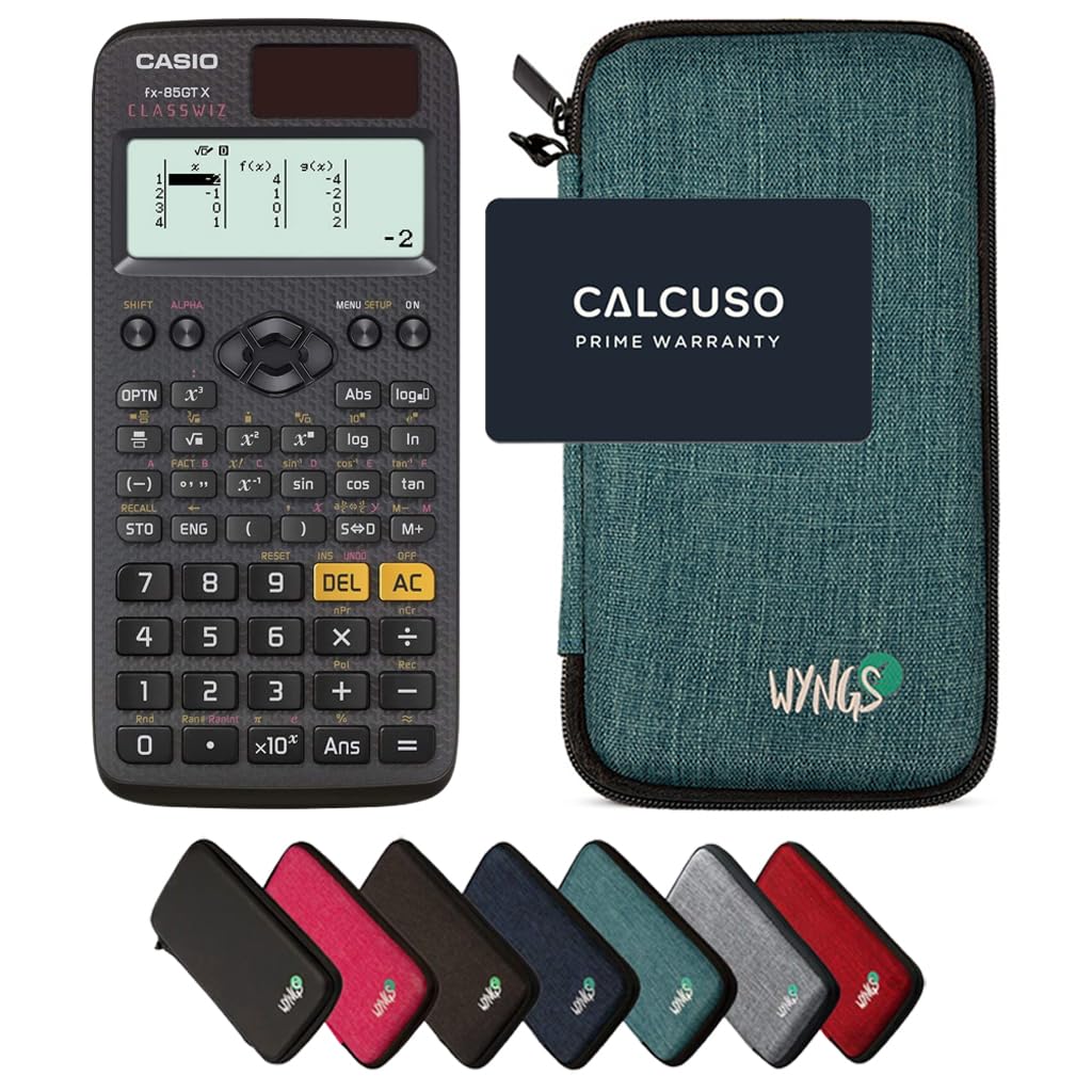 Calculatrice Scientifique Pack Calculatrice Casio FX-85GT X + Étui ...