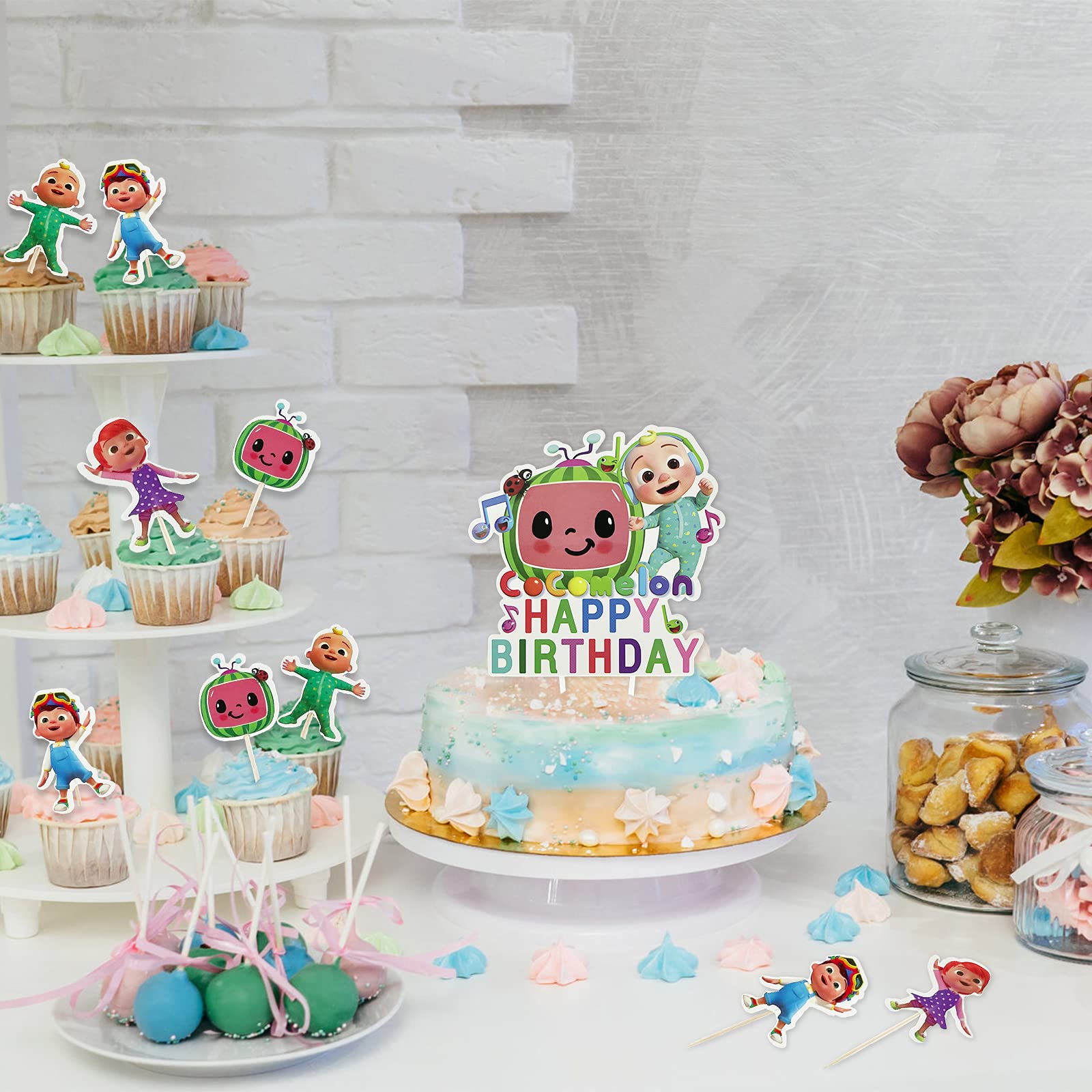 Cocomelon Cake Topper,Cocomelon Cake Decoration,Cocomelon Birthday ...