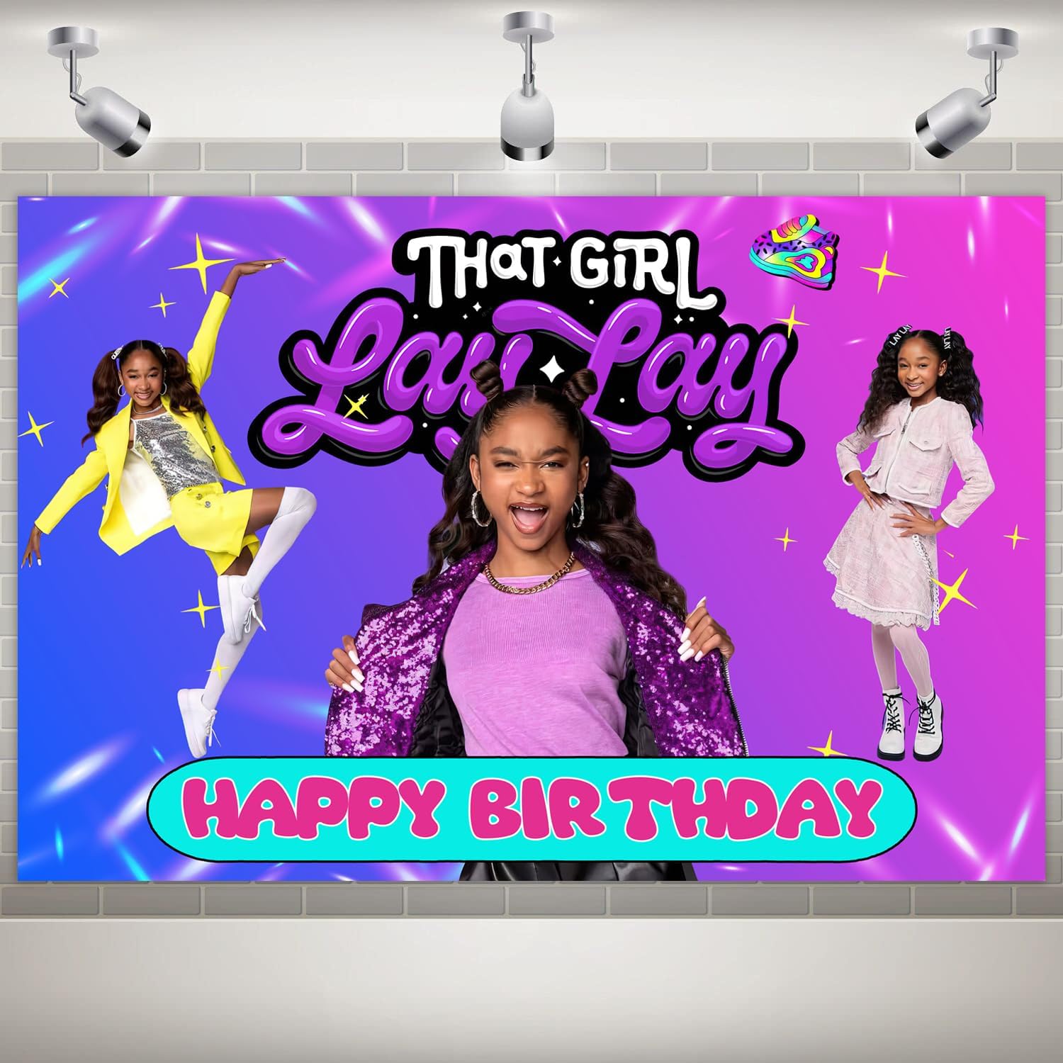 Amazon.com : Eaguecros That Girl Lay Lay Party Backdrop Banner, That ...
