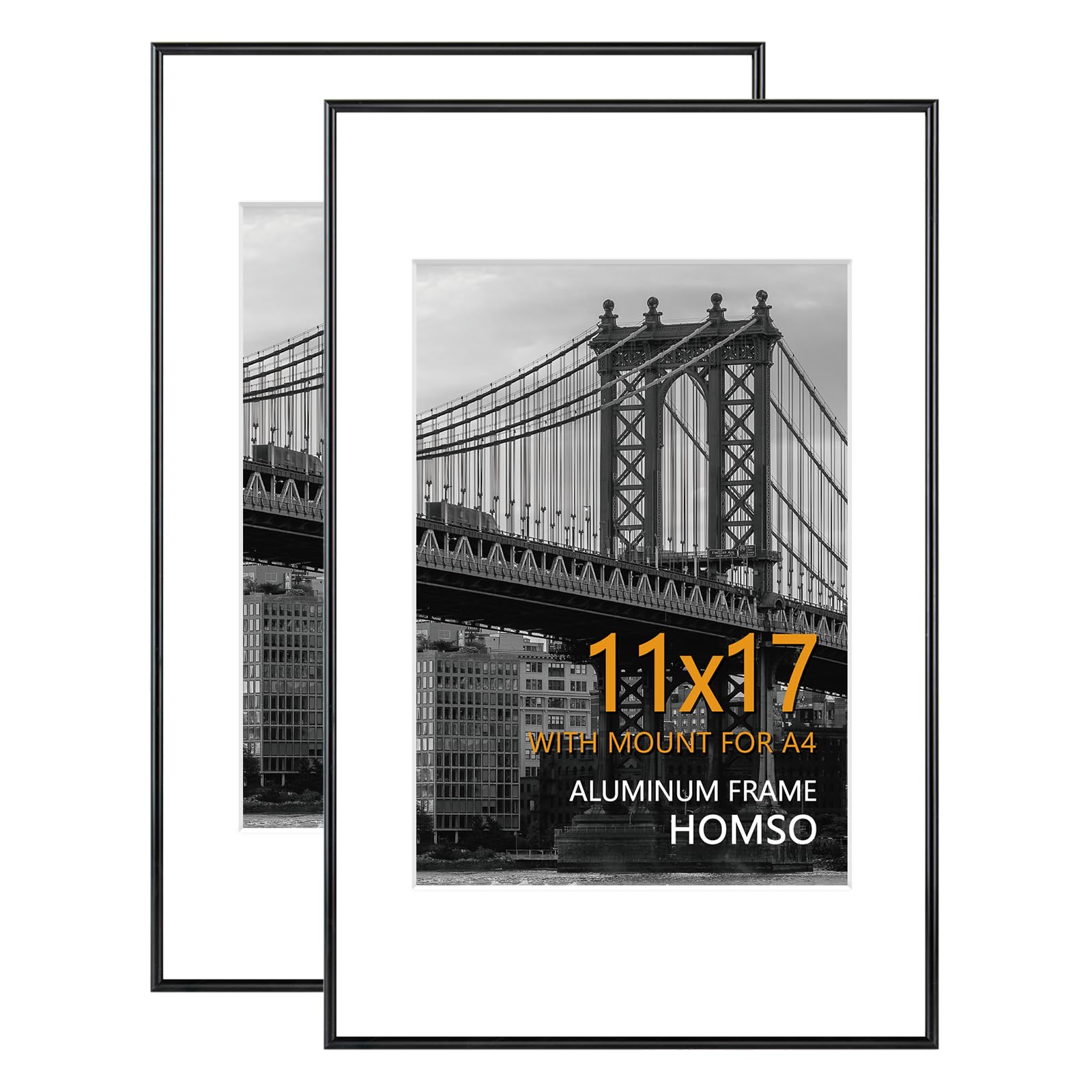 What Size Frame For 11x17 Poster 2 AmPm 11x17 Picture Frame Black