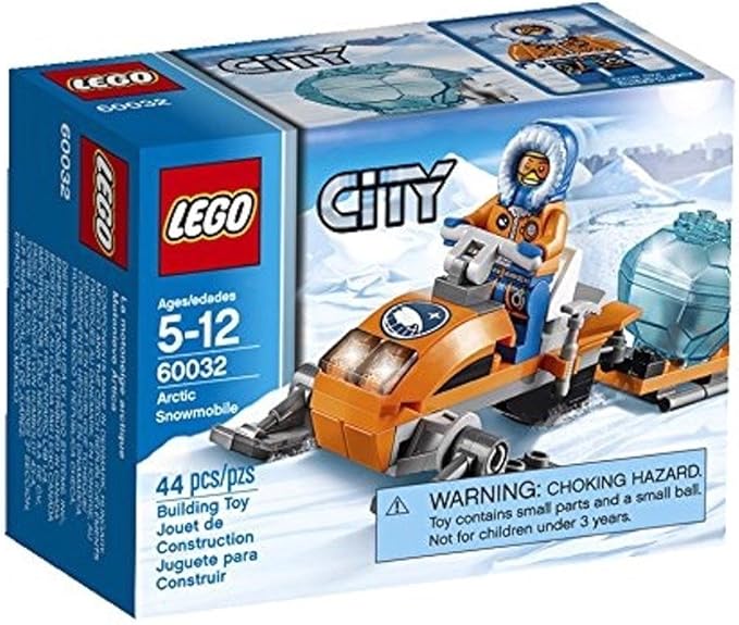 Amazon.com: LEGO City Arctic Snowmobile 60032 Building Toy : Toys & Games