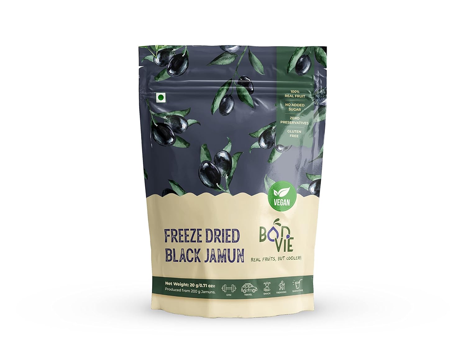 Bonvie Jamun Chips| Jamun Snack| Jamun Plum Frozen Snacks| Sugar-Free ...