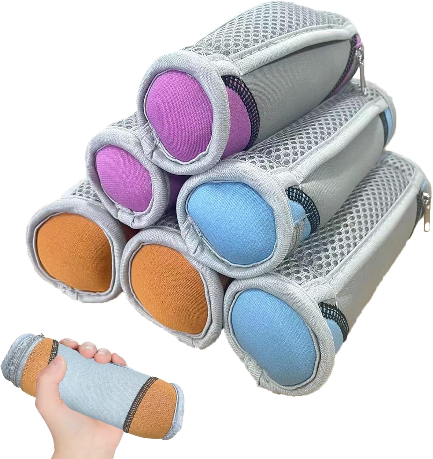 Amazon.com : Hand Weights Set (1lb, 2lbs, 3lbs), Physical Therapy,Women ...