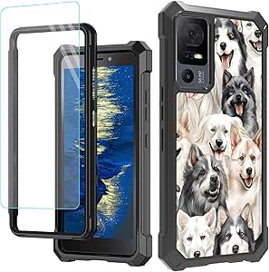 Amazon.com: GFRGTFHYT for TCL 40 XE 5G Phone Case for TCL 40XE Case with Screen Protector 3-1 ...