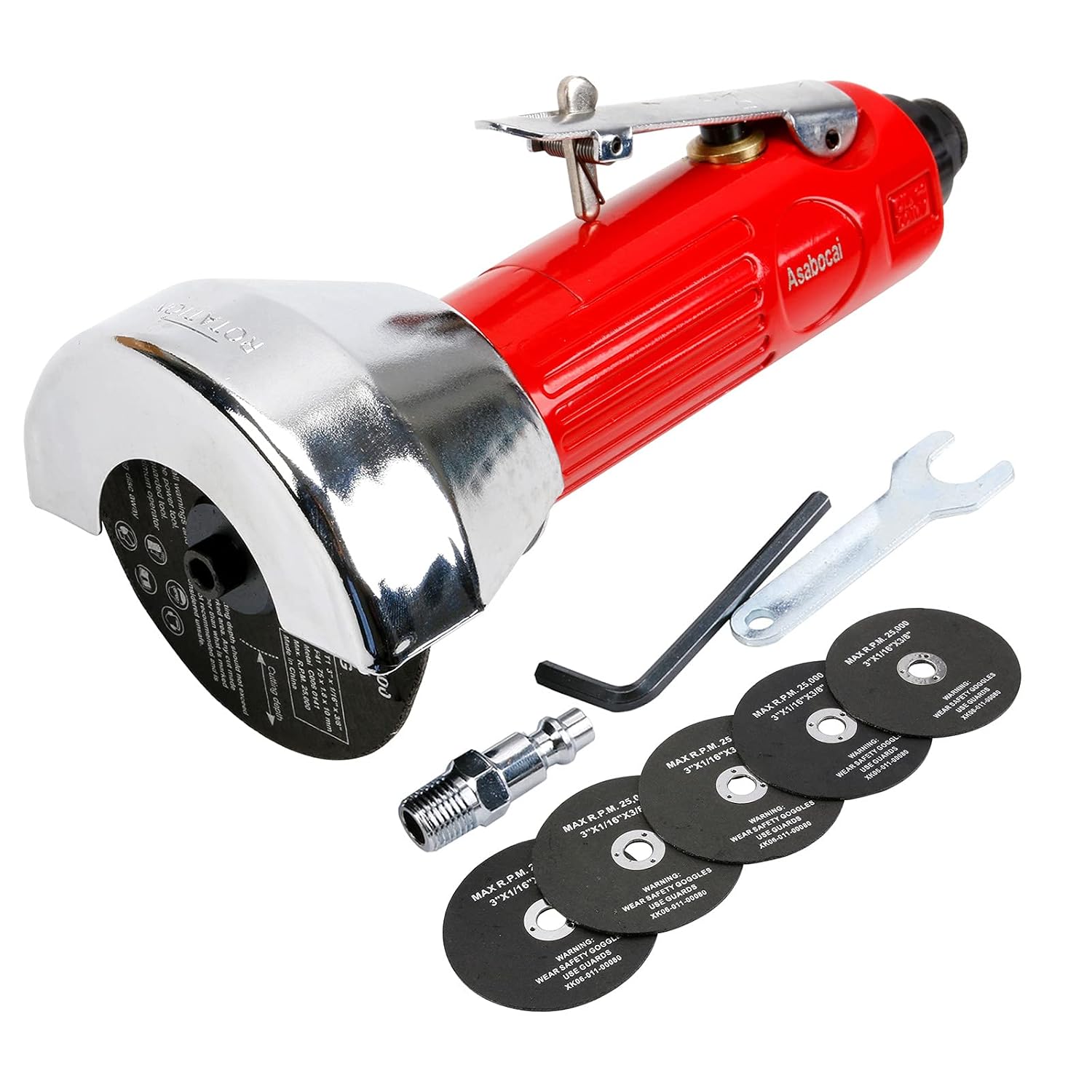 3inch Air Cut Off Tool,Angle Grinder Pneumatic Cutting Machine With 6 ...