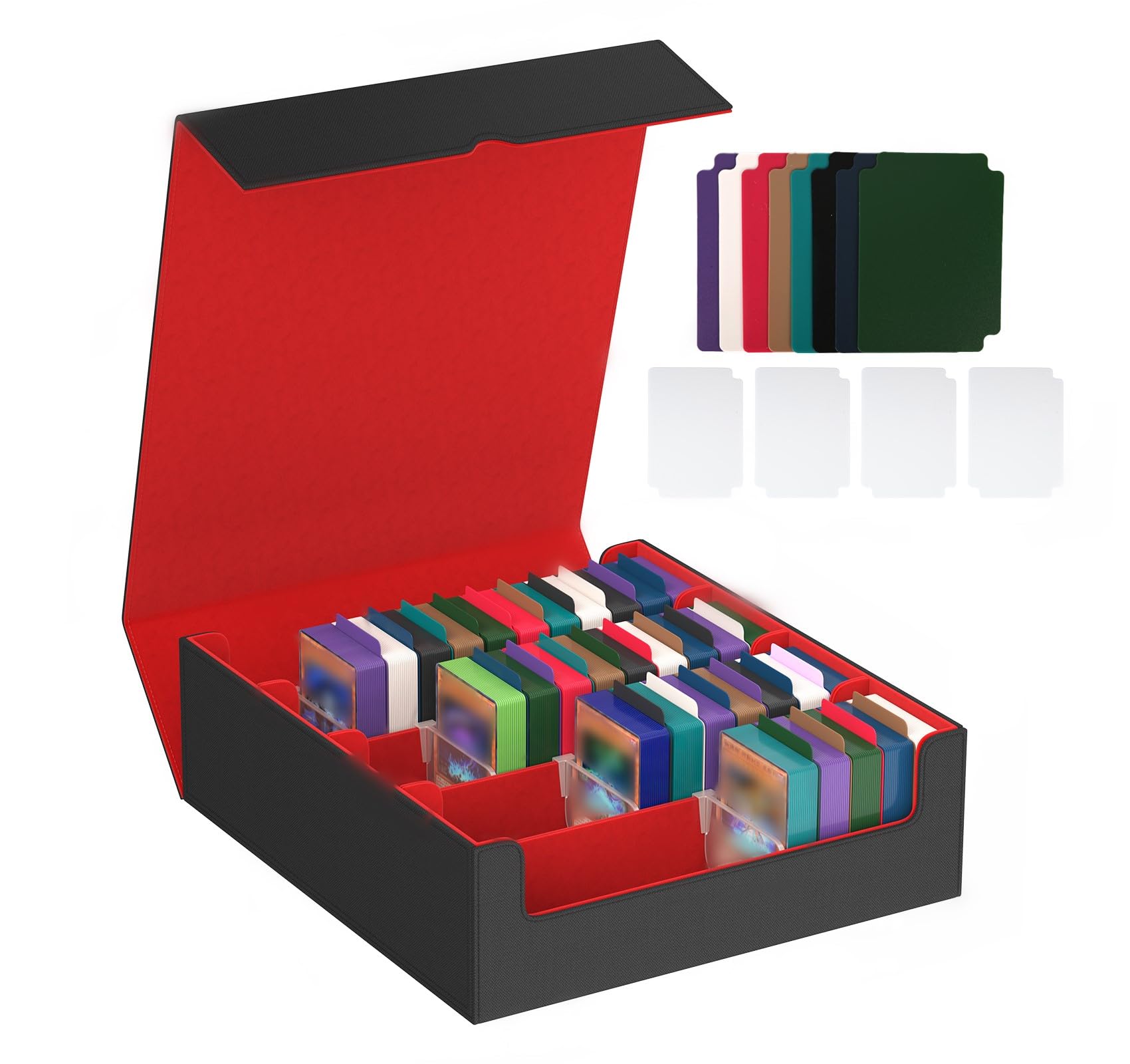 Amazon.com: Nisorpa Card Storage Box, 3000+ MTG Deck Box with 24 ...