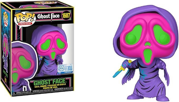 Amazon.com: Funko Scream Ghostface Blacklight Ghost Face Exclusive Pop ...