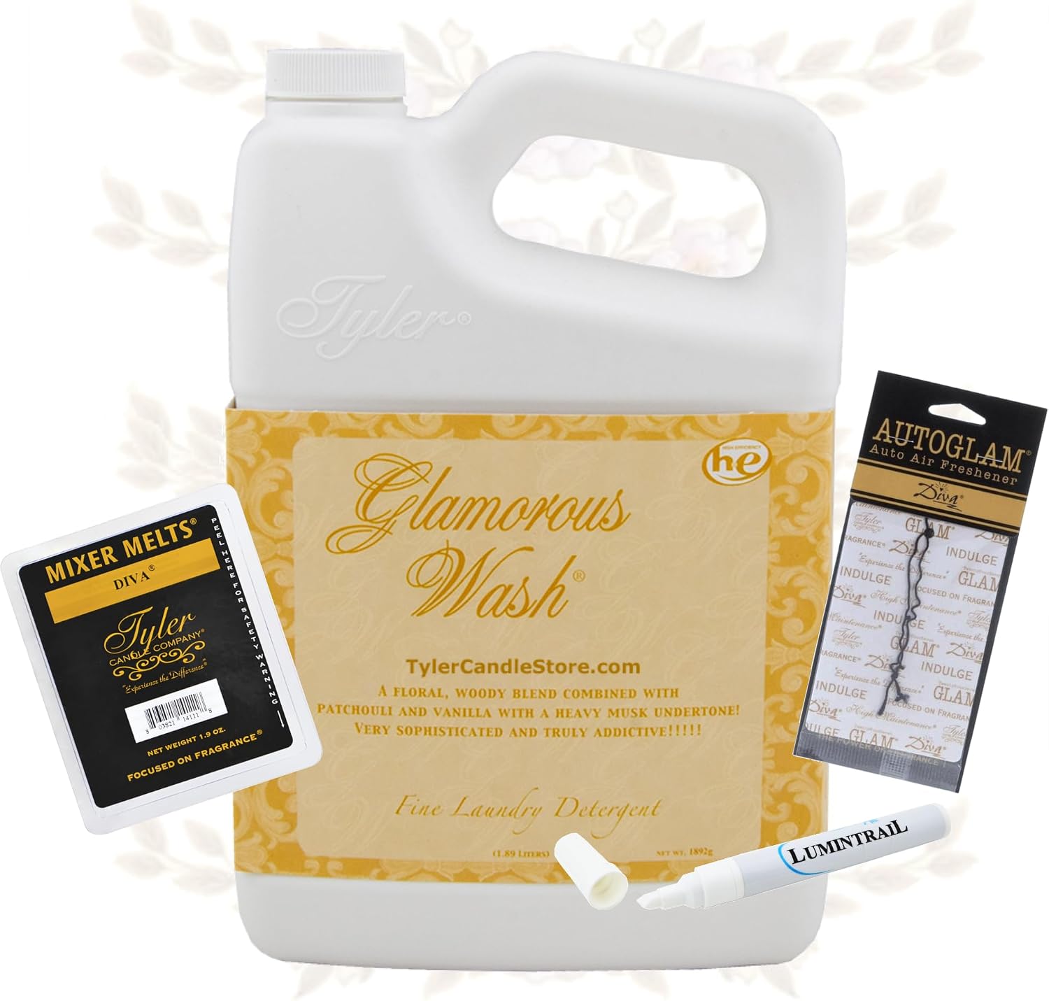 Amazon.com: Tyler Candle Glamorous Wash Laundry Detergent, Diva Bundle ...