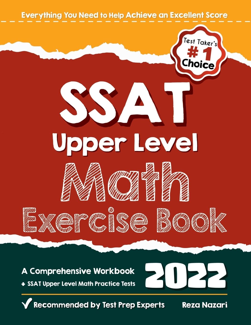 SSAT Upper Level Math Exercise Book: A Comprehensive Workbook + SSAT ...