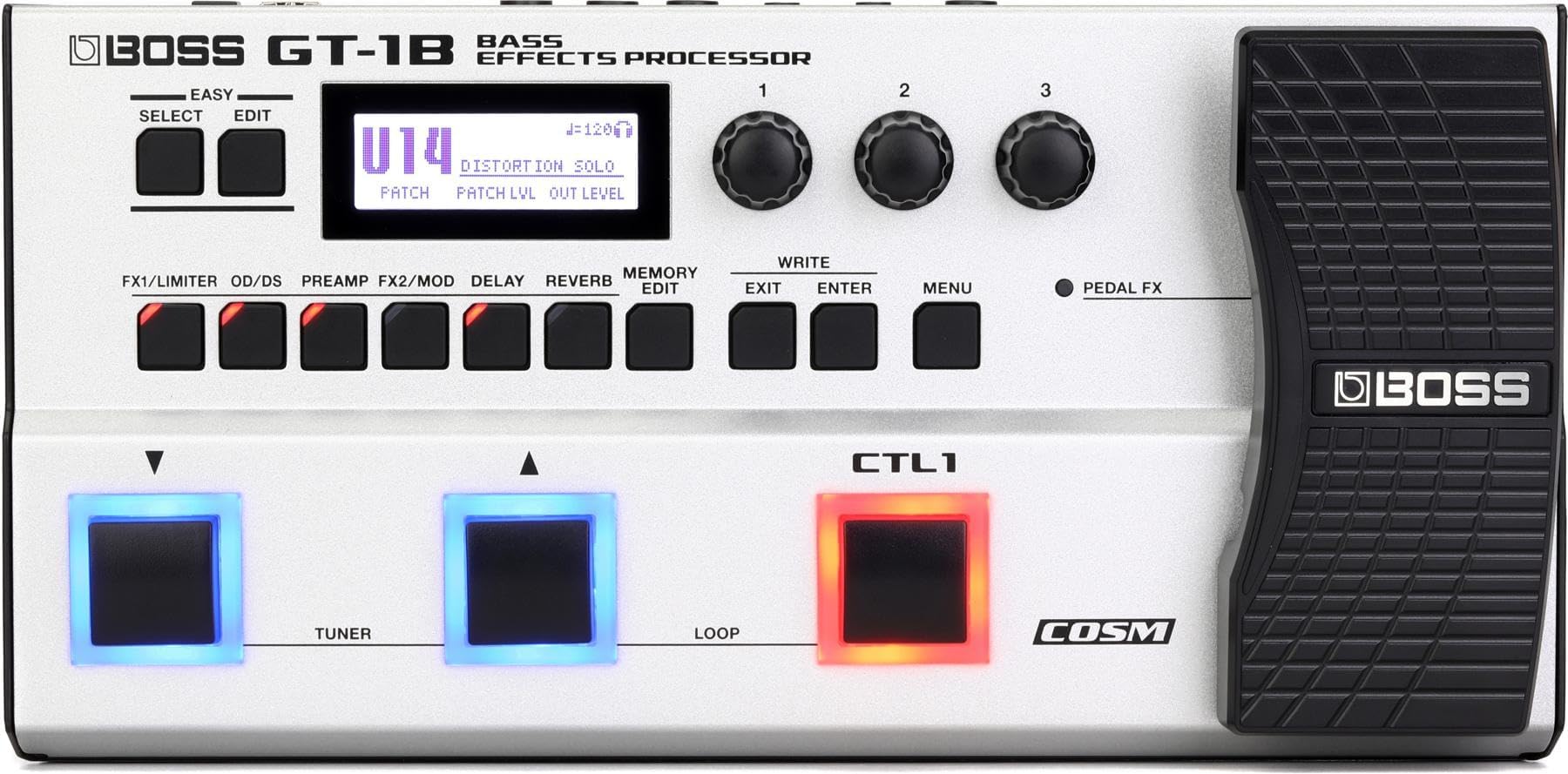 Amazon.com: Boss GT-1B Bass Multi-Effects Processor : Musical Instruments