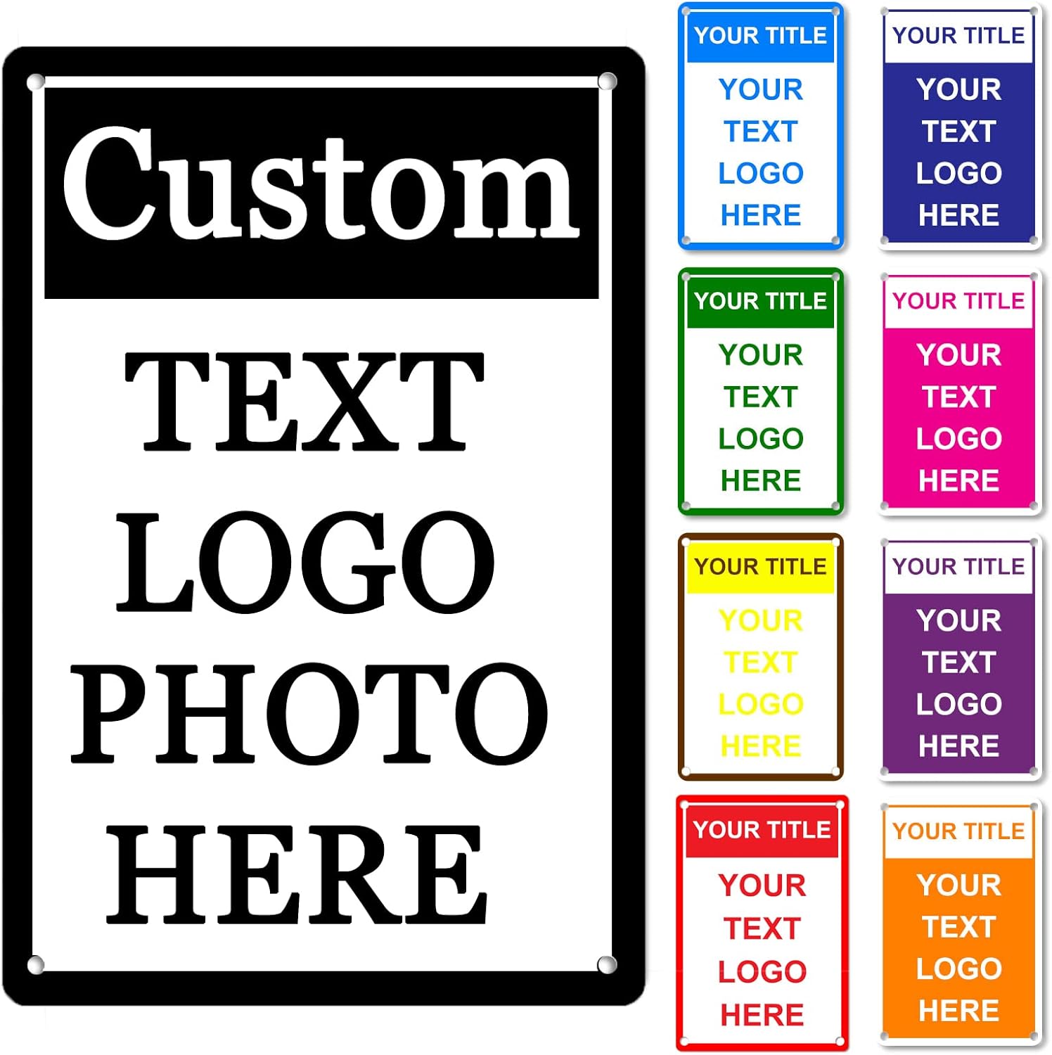 Amazon.com: Custom Metal Sign Personalized Signs Make Your Own with ...