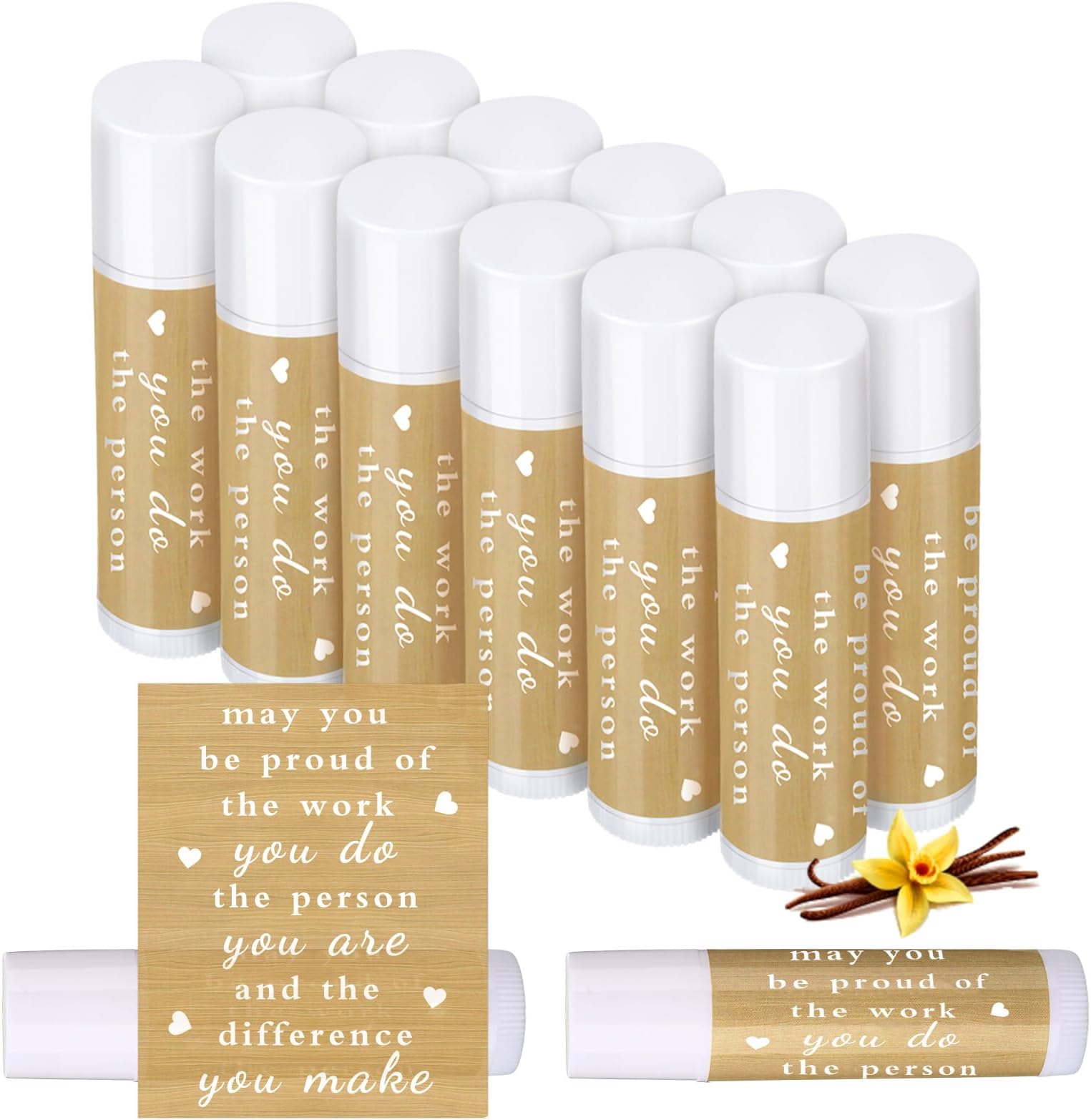 Amazon.com : Demissle Thank You Gifts for Coworker Lip Balm Bulk Set ...