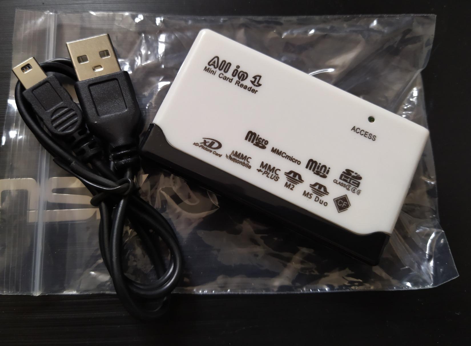 DIGIFLEX Lettore di memory card USB 2.0 integrato per Mini SD, SDHC, M2,TF, XD, CF : Amazon.it ...