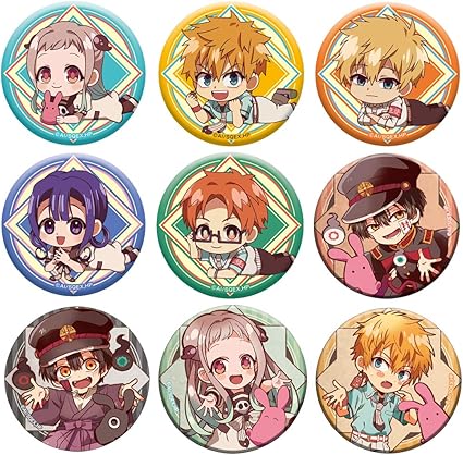 Toilet-Bound Hanako-kun Pins Toilet-Bound Hanako-kun Button Pins ...