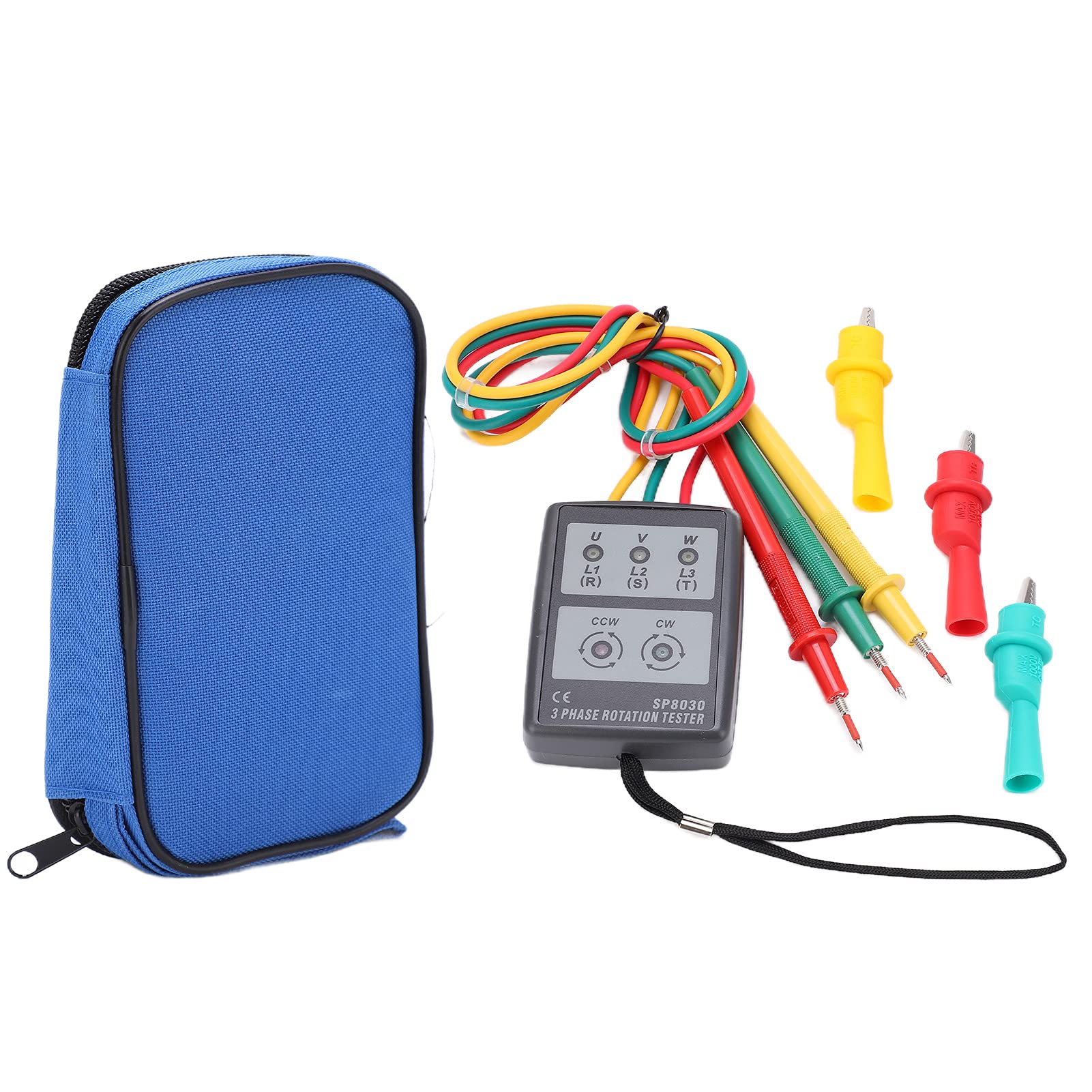 Buy Rotation Tester,SP8030 3 Phase Sequence Rotation Meter Compact ...