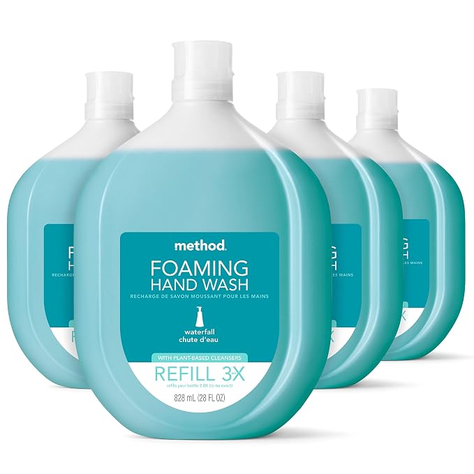 Amazon.com: Method Foaming Hand Soap Refill, Waterfall, Recyclable ...