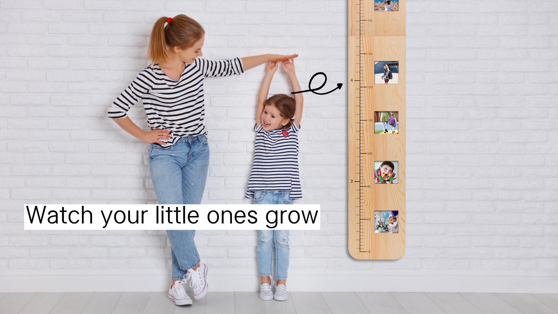Growth Chart For Wall Kids Growth Chart Wall KID HEIGHT CHART Height ...