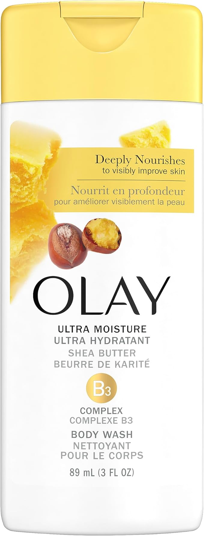 Amazon.com : Olay, Shea Butter Body Wash, Ultra Moisture, Travel Size ...